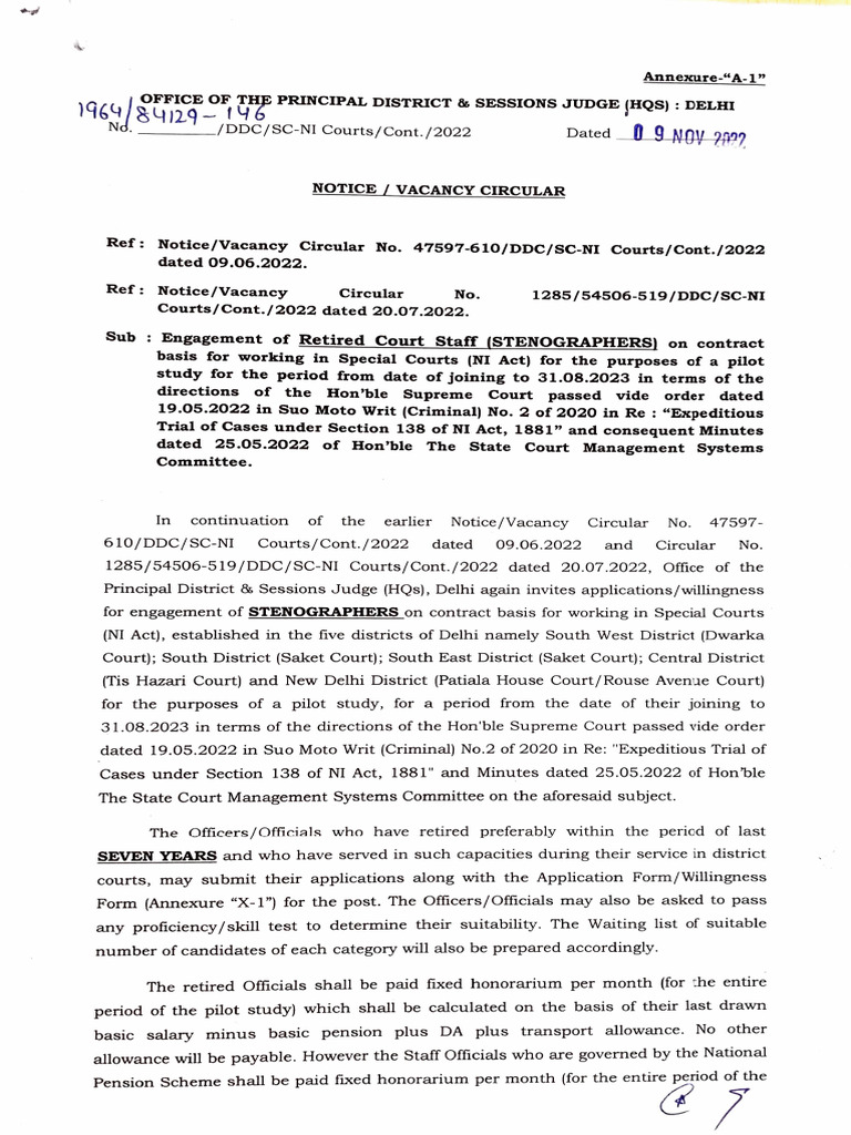 Recruitment Rules of DPC | PDF | Government | Public Law