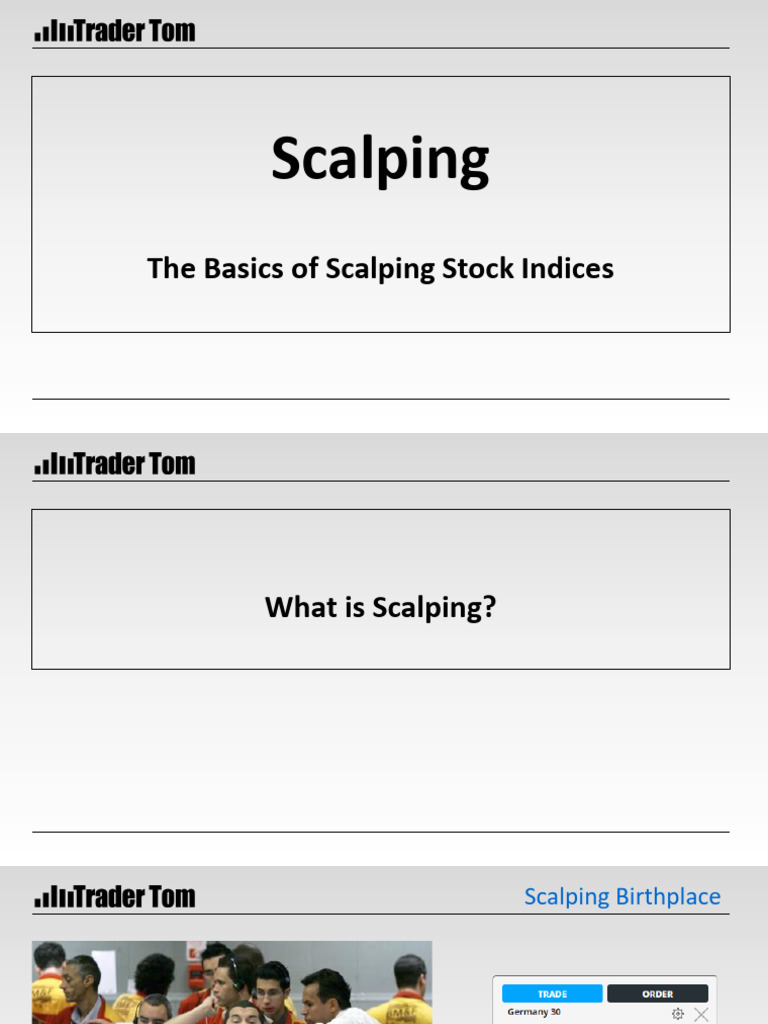 Scalping Presentation | PDF | Order (Exchange) | Short (Finance)