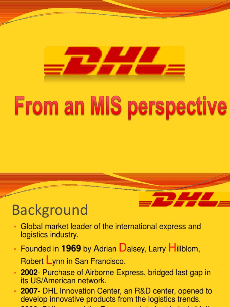 DHL Final MIS Perspective | PDF | Logistics | Supply Chain Management