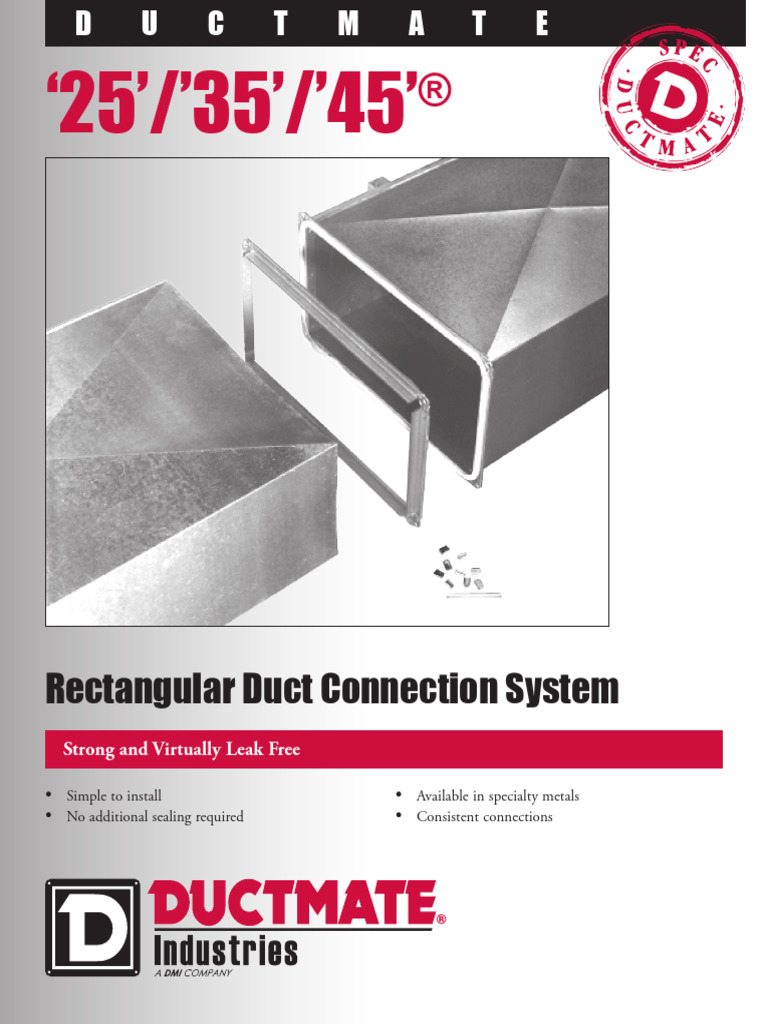 Duct Mate Systems Spec | PDF | Duct (Flow) | Legal Liability