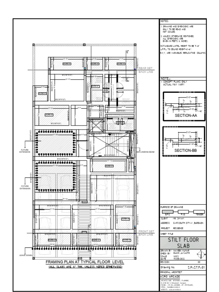 00000250-Stilt Floor Slab Profile | PDF