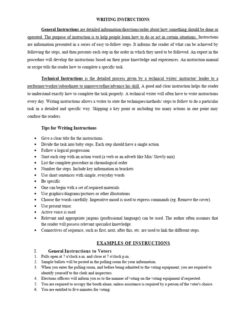 s6 TE (3) - Writing Instructions & Checklist | PDF | Elevator | Voting