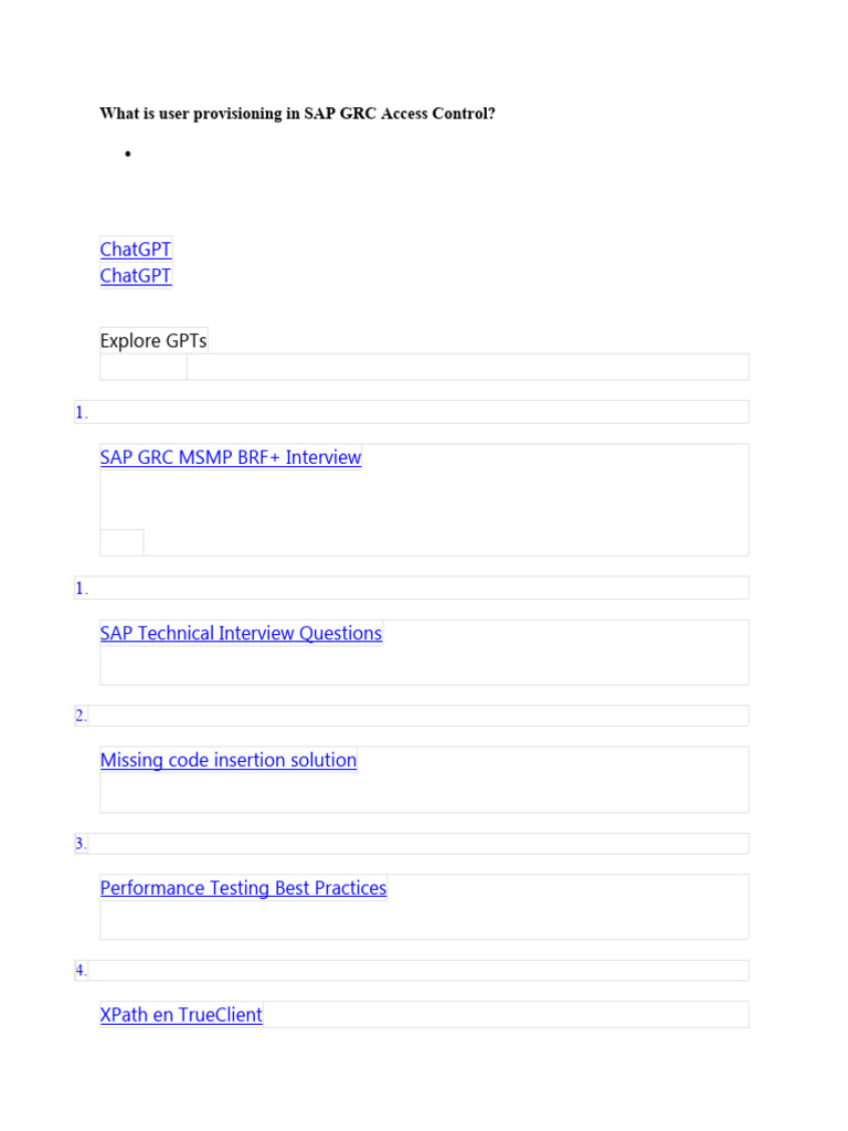 What Is User Provisioning in SAP GRC Access Control | PDF | Regulatory ...