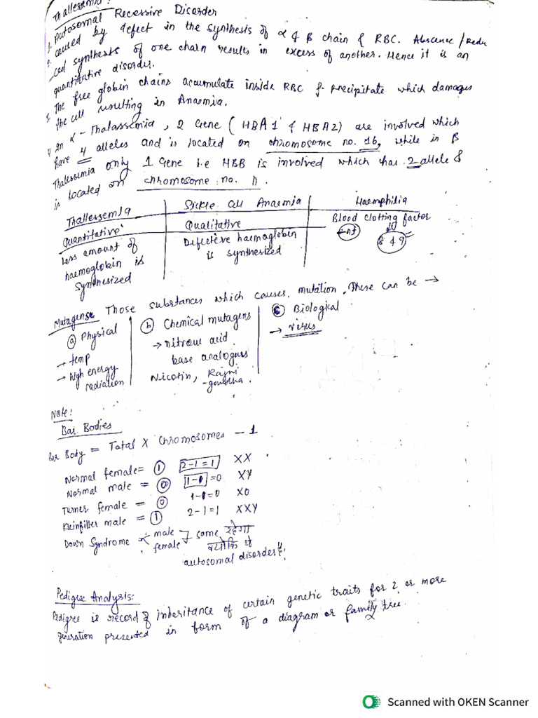 Botany Mol Bio + Pedigree | PDF