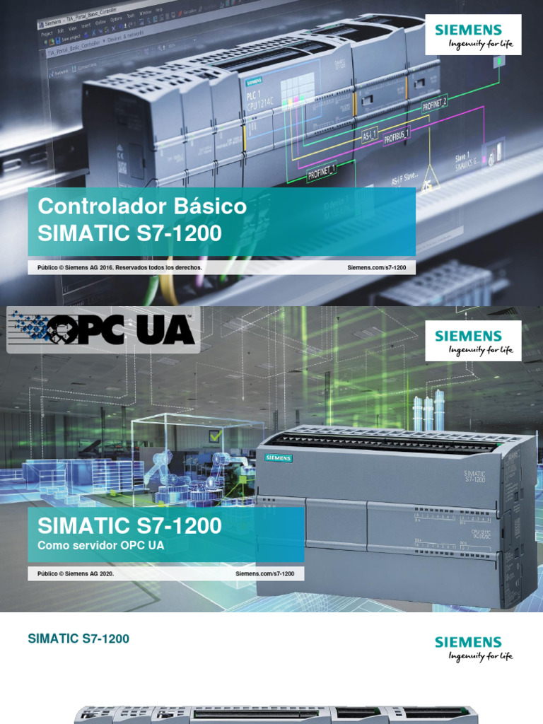 SIMATIC S7-1200 como Servidor OPC UA | PDF | Computación en la nube ...