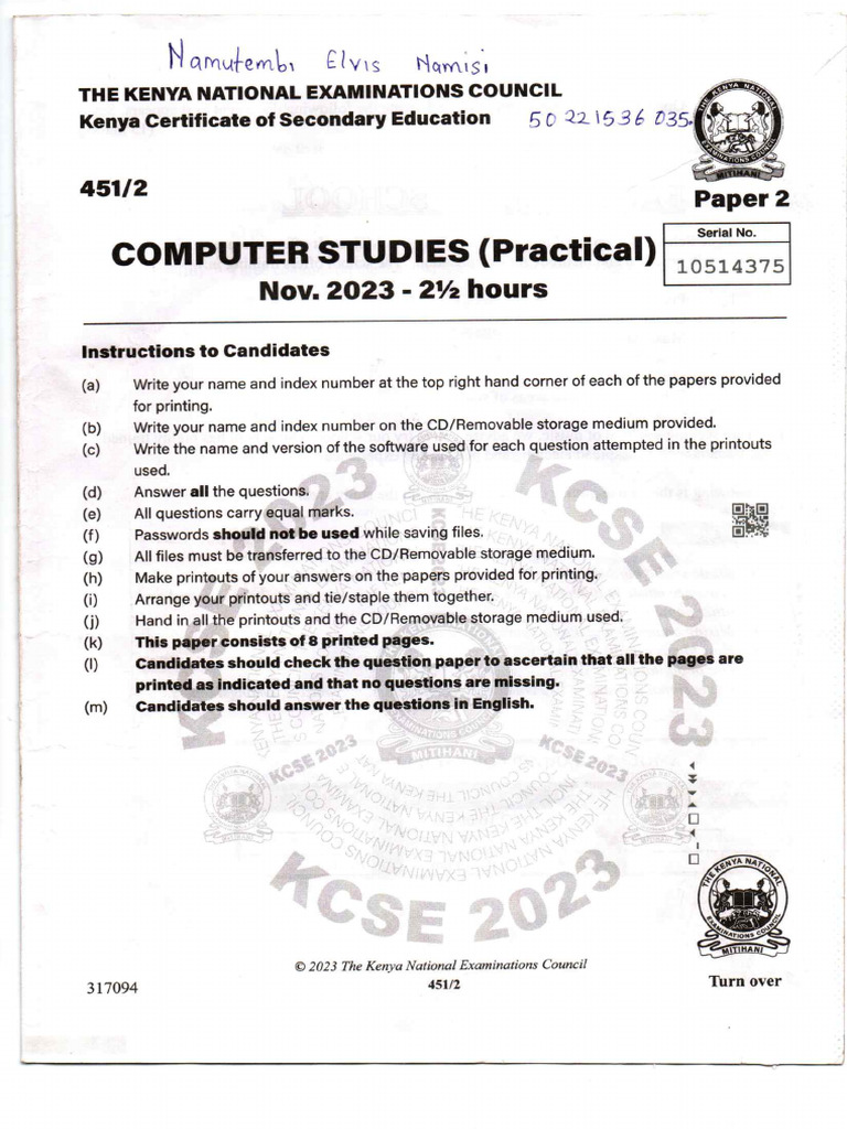 Comp PP2 - 2023 | PDF