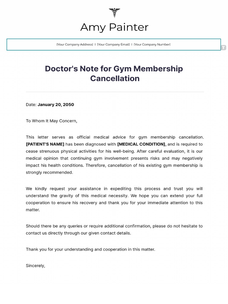 Free Doctor%27s Note For Employer Template | PDF