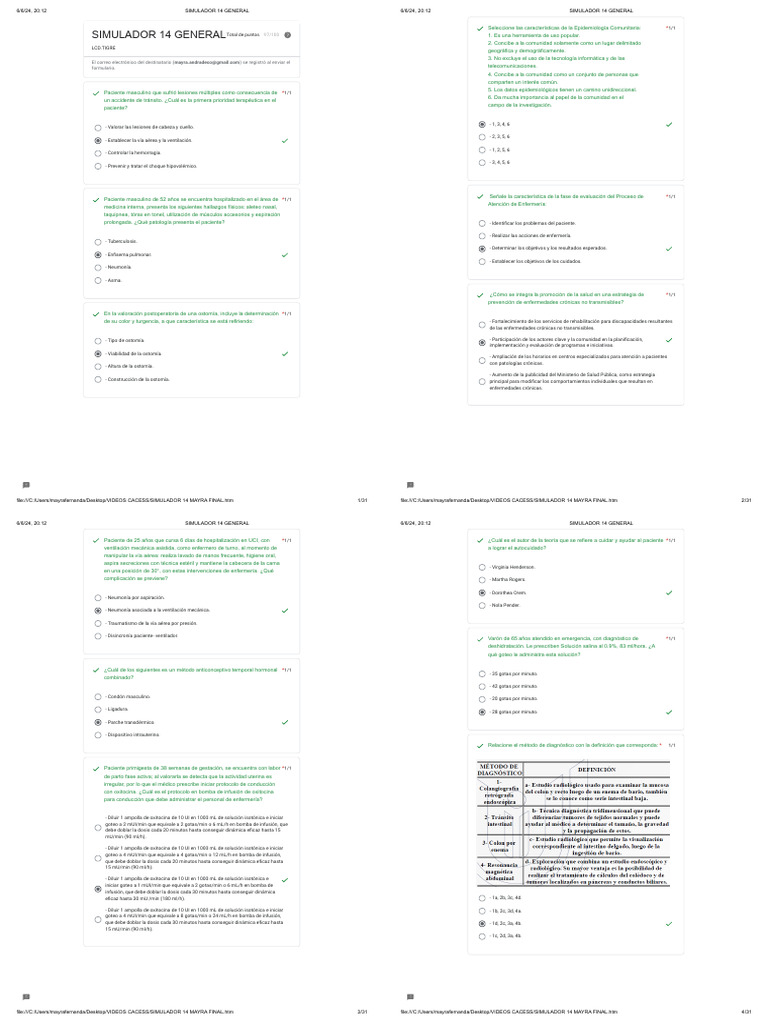 Simulador 14 | PDF | El embarazo | Presión sanguínea