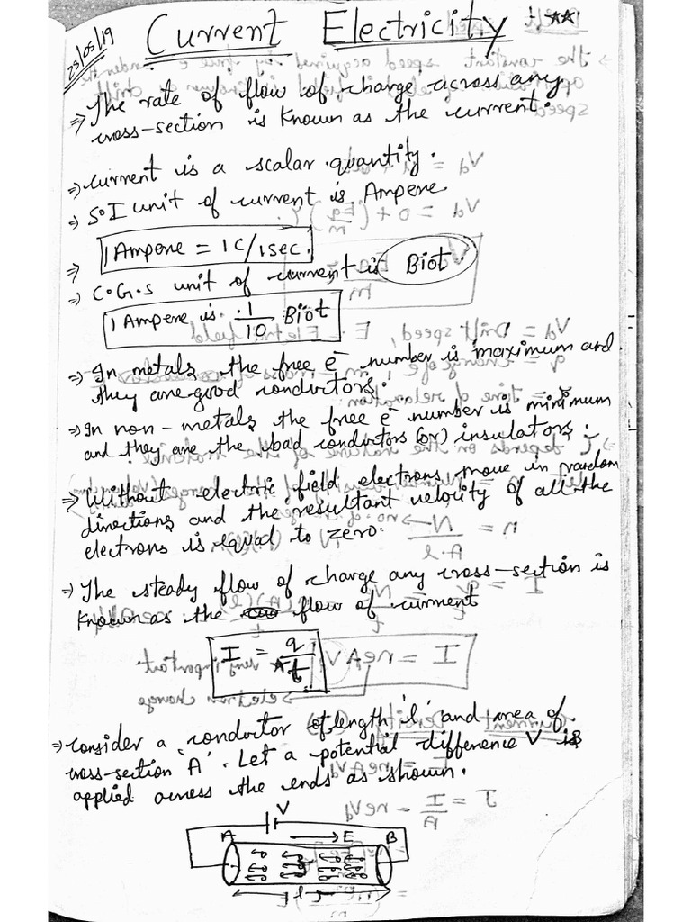 Current Electricity | PDF