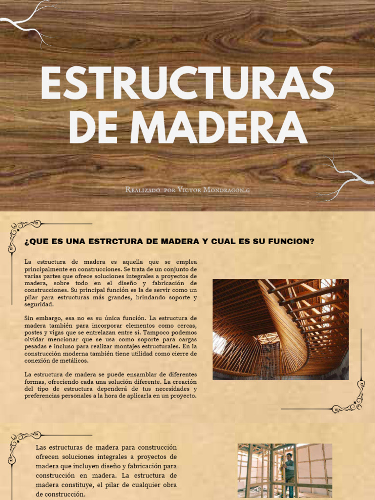 Estructuras de Madera | PDF | Puente | Madera