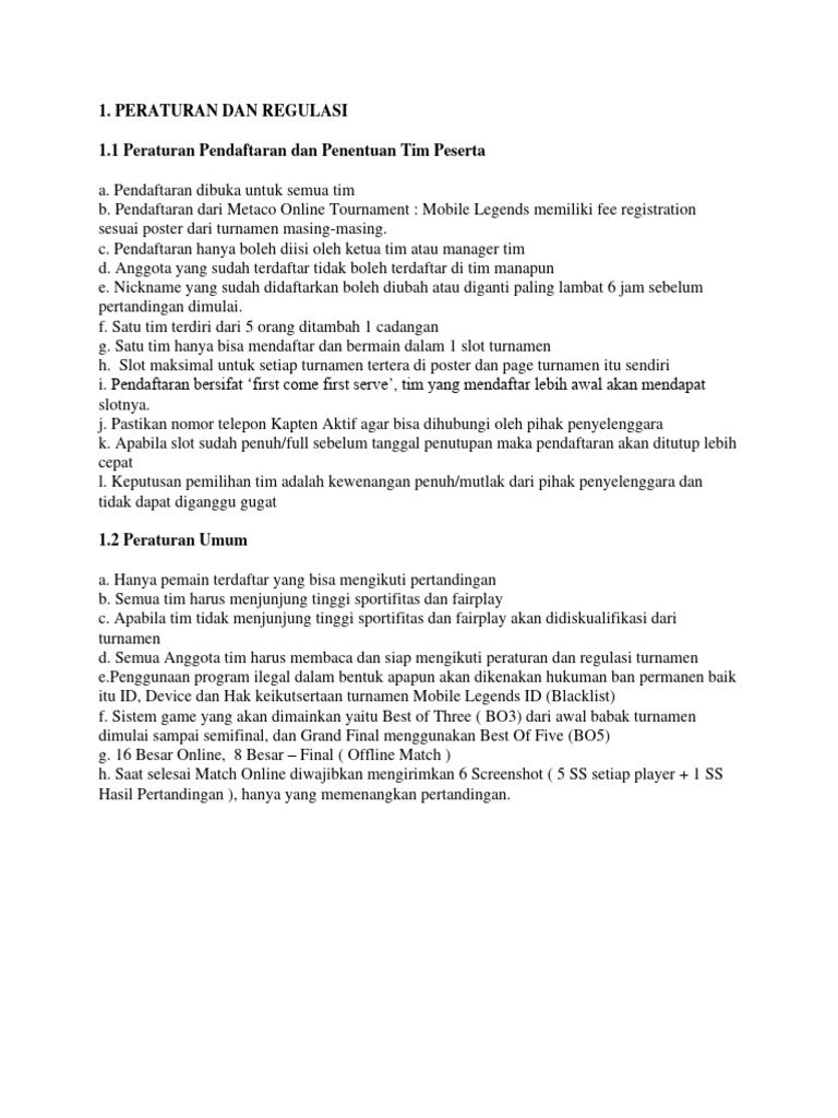 RNR Asikin Tournament | PDF