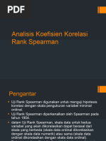 ANALISIS KORELASI RANK SPEARMAN | PDF