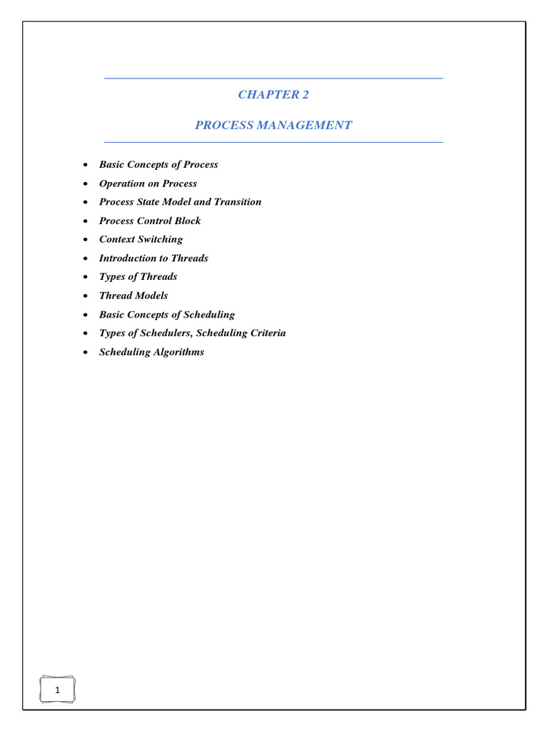 Os Chapter 2 Pdf Thread Computing Process Computing