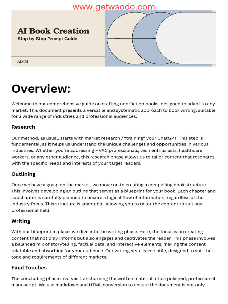 03 - AI - Book - Creation - Guide | PDF | Books | Marketing