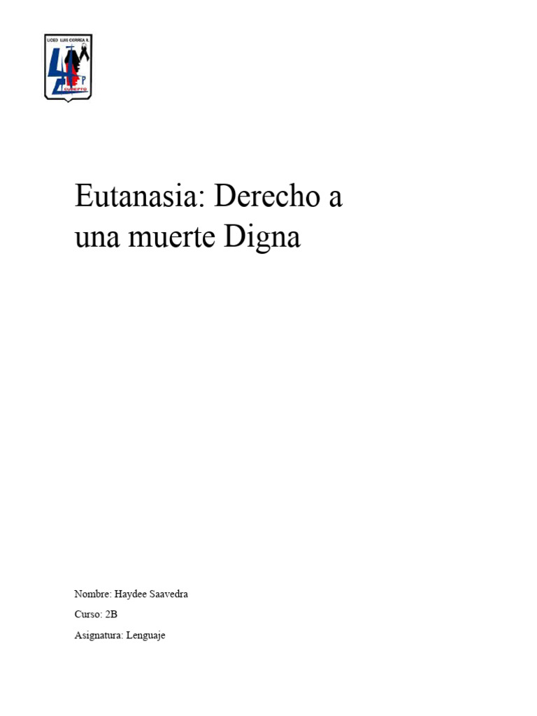 Eutanasia | PDF | Sufrimiento