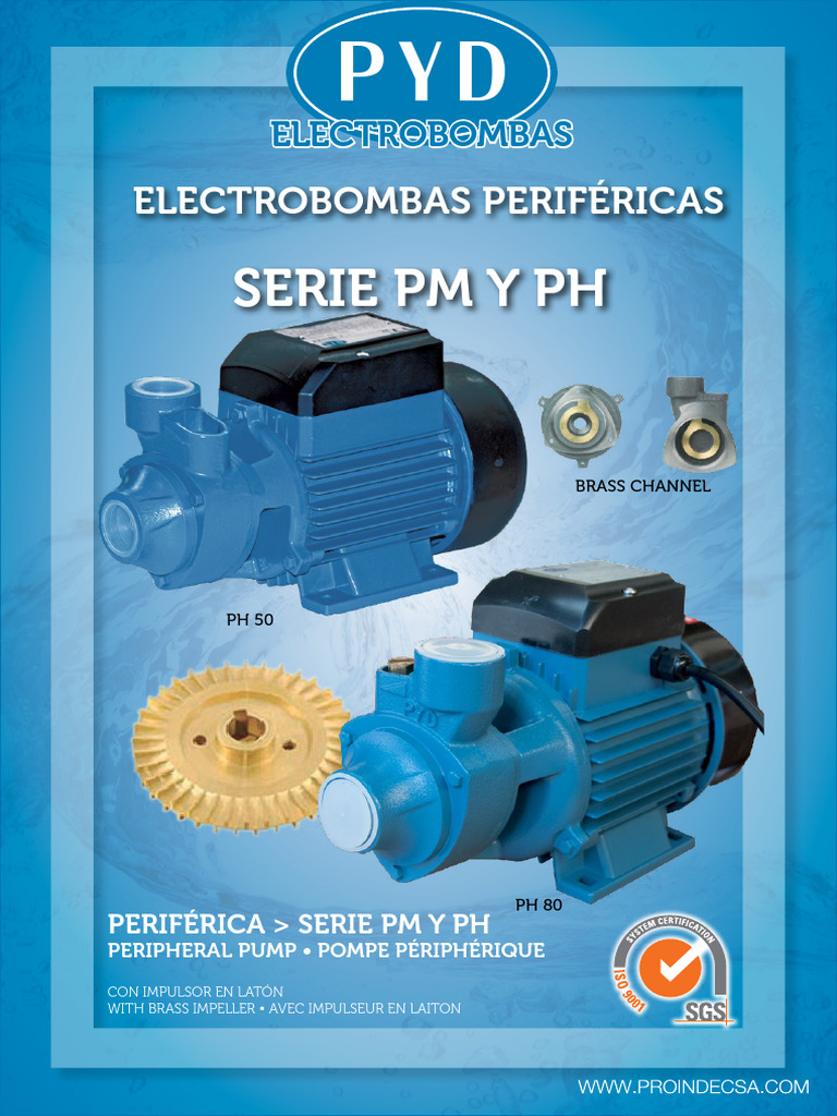 Bomba de Superficie W PH Pyd 10841215 Techsheetsup | PDF
