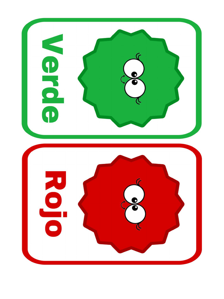 Tarjetas Colores | PDF