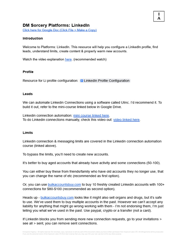 7.3 (PDF) Linkedin DM Sorcery | PDF | Linked In | Computer Mediated Communication