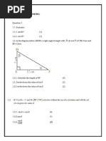 grade 11 assignment term 2 | PDF | Geometry | Mathematics