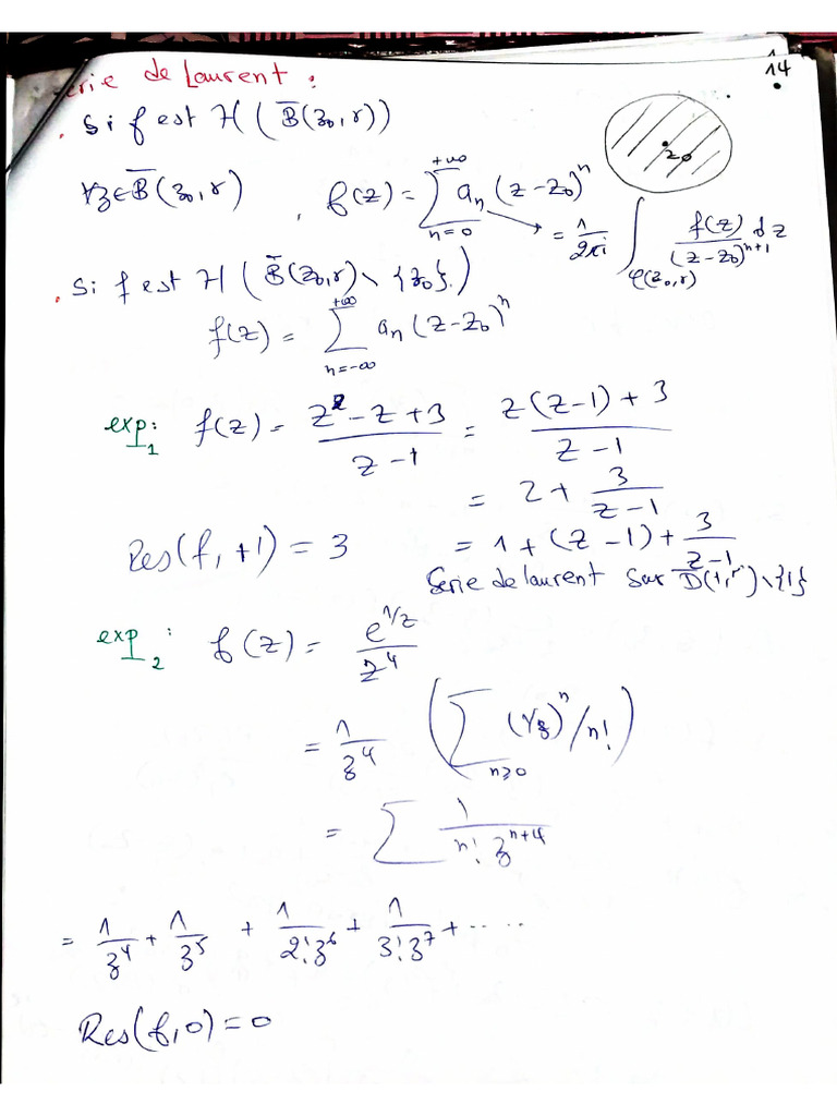 Serie de Laurent | PDF