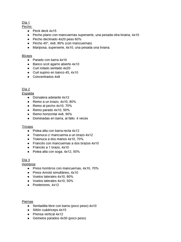 Rutina Gonza #5 | PDF