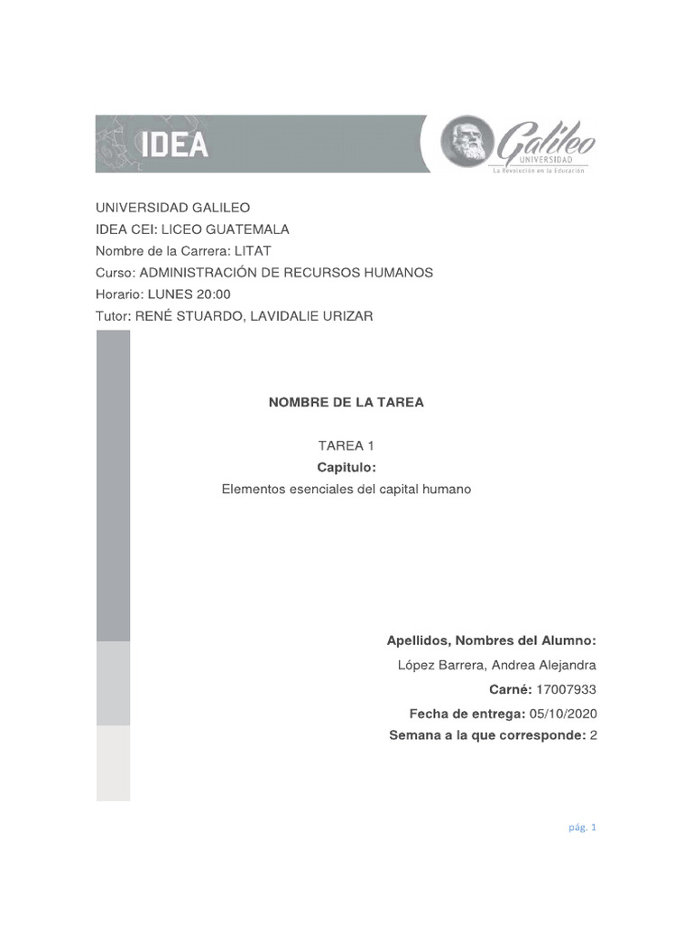 Tarea 1 | PDF