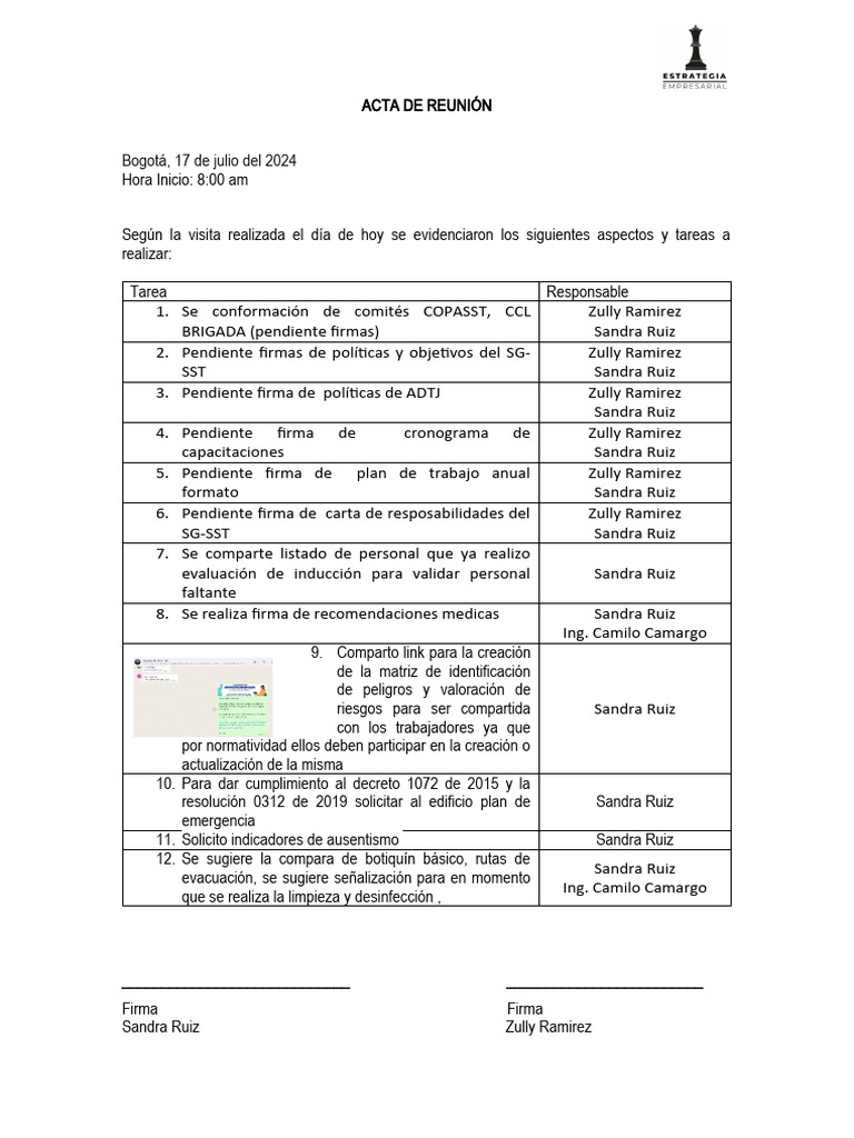 Acta 17 de julio 2024 DCH | PDF