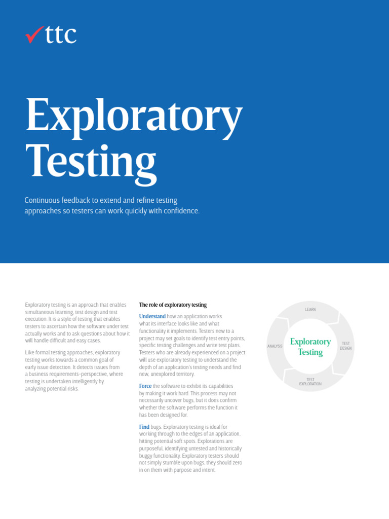 Exploratory Testing 2 Download Free Pdf Software Testing Cognitive Science
