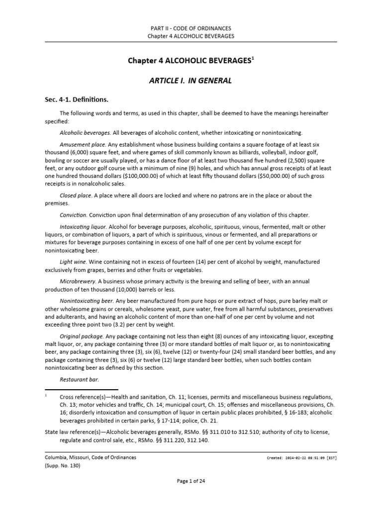 Chapter 4 ALCOHOLIC BEVERAGES | PDF | License | Certiorari