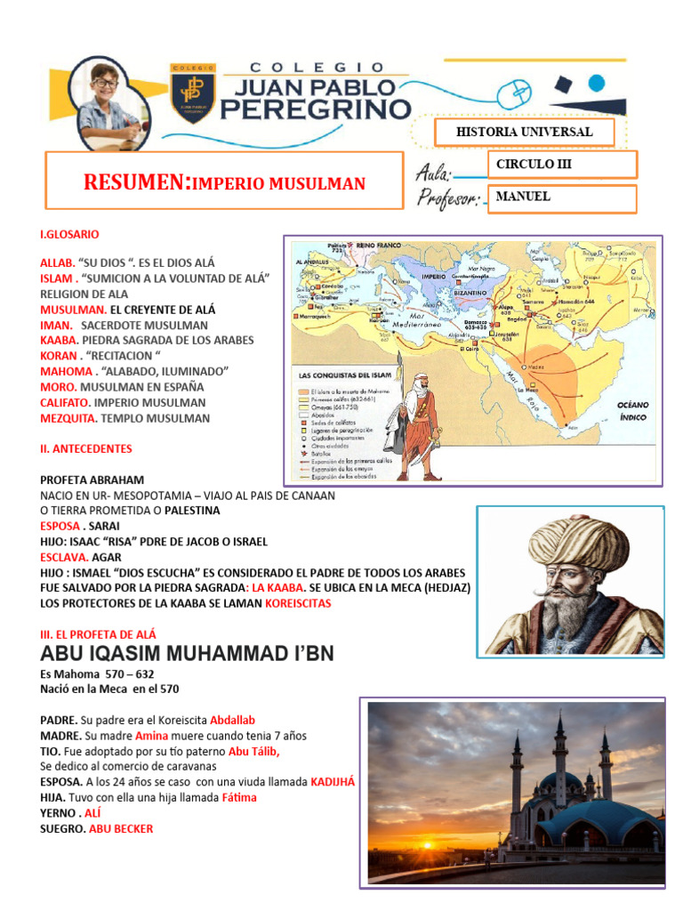 Resumen del Imperio Musulmán | PDF | Mahoma | Ali