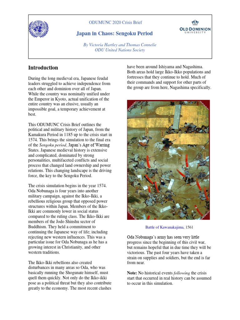 Ib Crisis Japan in Chaos | PDF | Shogun | Japanese People