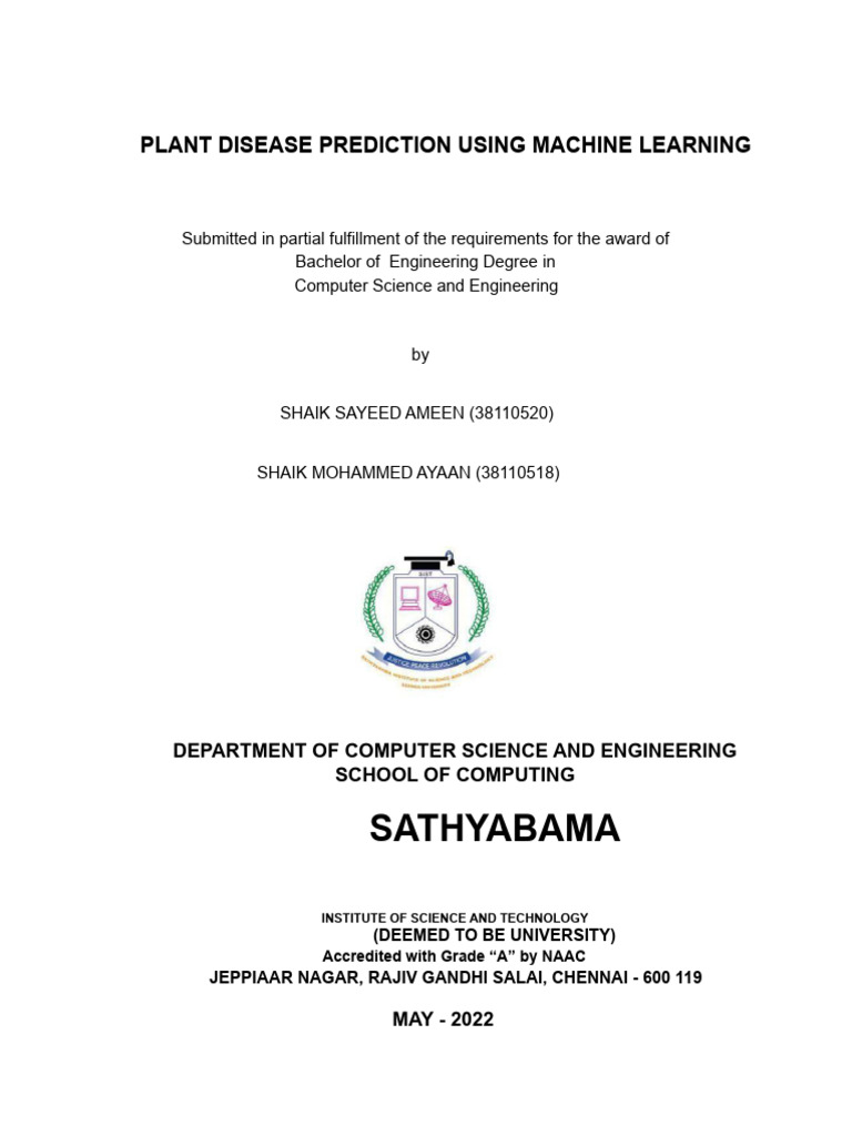 1822 B.E Cse Batchno 243 | PDF | Support Vector Machine | Statistical Classification