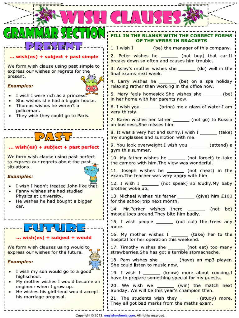 Fatima zahra Mezouara (bcg c2) - EXERCISE WISH | PDF