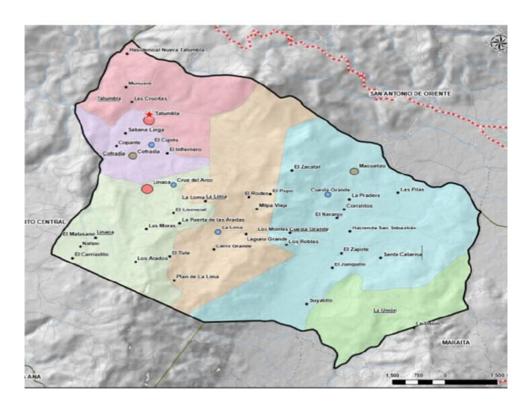 Mapa de Tatumbla | PDF