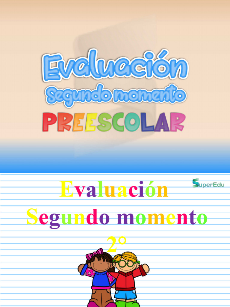 Evaluacion para Segundo de Preescolar en El Segundo Momento | PDF | Color