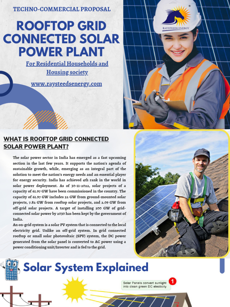 rooftop-grid-connected-solar-power-plant | PDF | Photovoltaic System ...