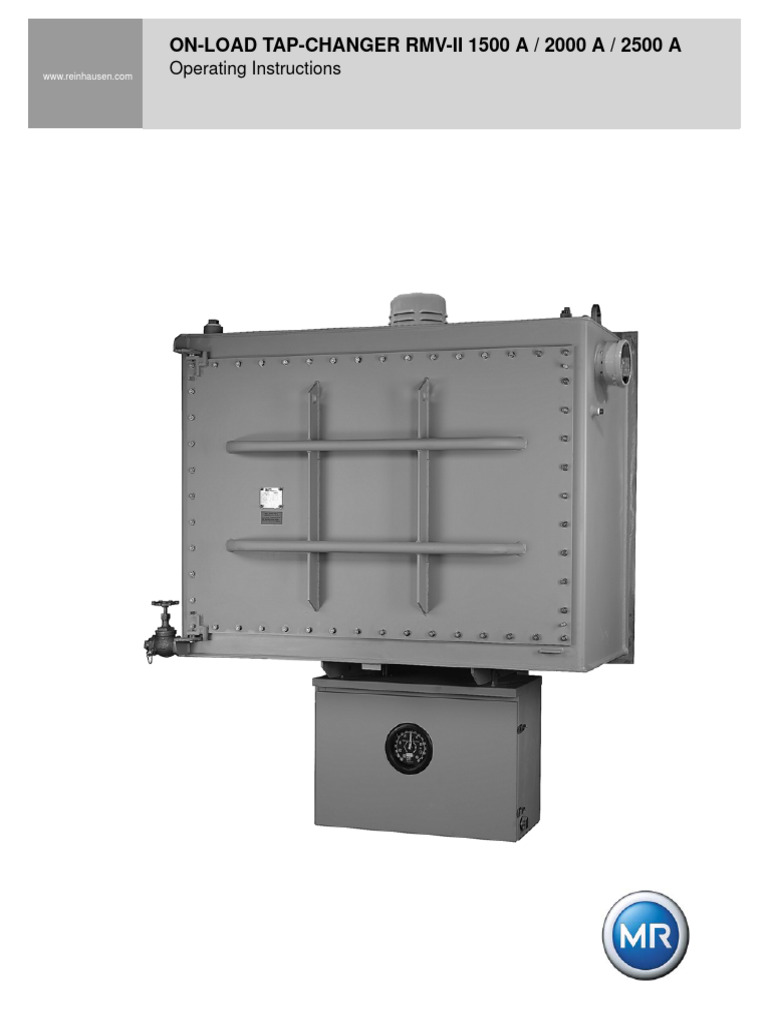 On Load Tap Changer - MR | PDF | Relay | Transformer