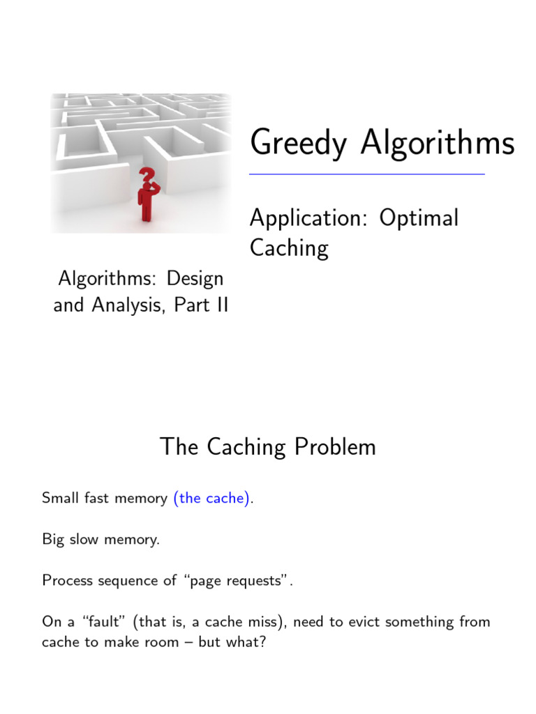 Greedy Algorithm | PDF | Algorithms | Cpu Cache