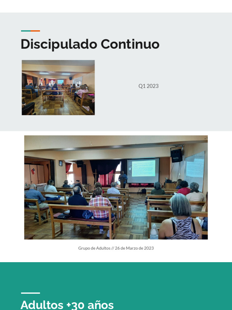 Discipulado Continuo 2023Q1 | PDF | Ciencias sociales | Salud y bienestar