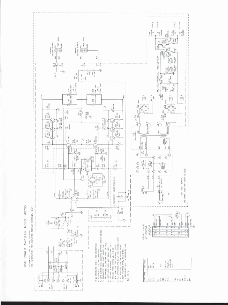 QSC MX700 1 | PDF