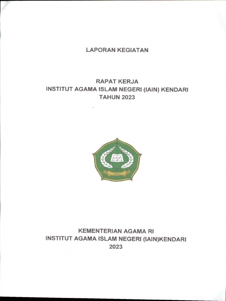 Laporan Raker 2023 | PDF