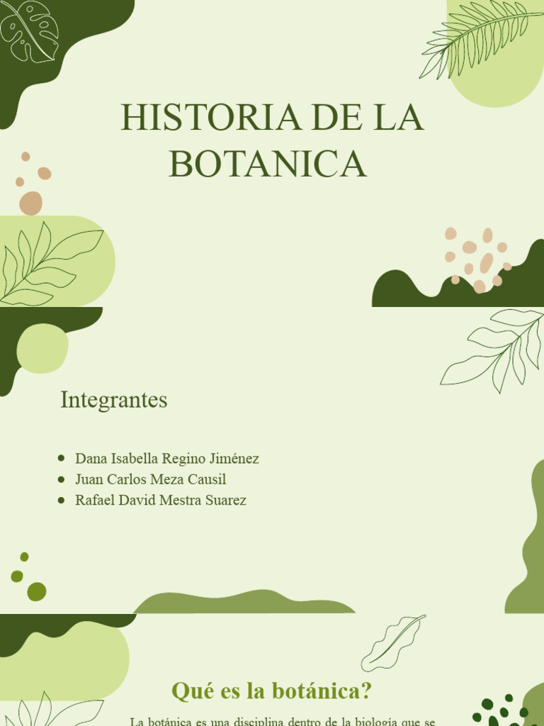 Exposicion de Botanica | PDF