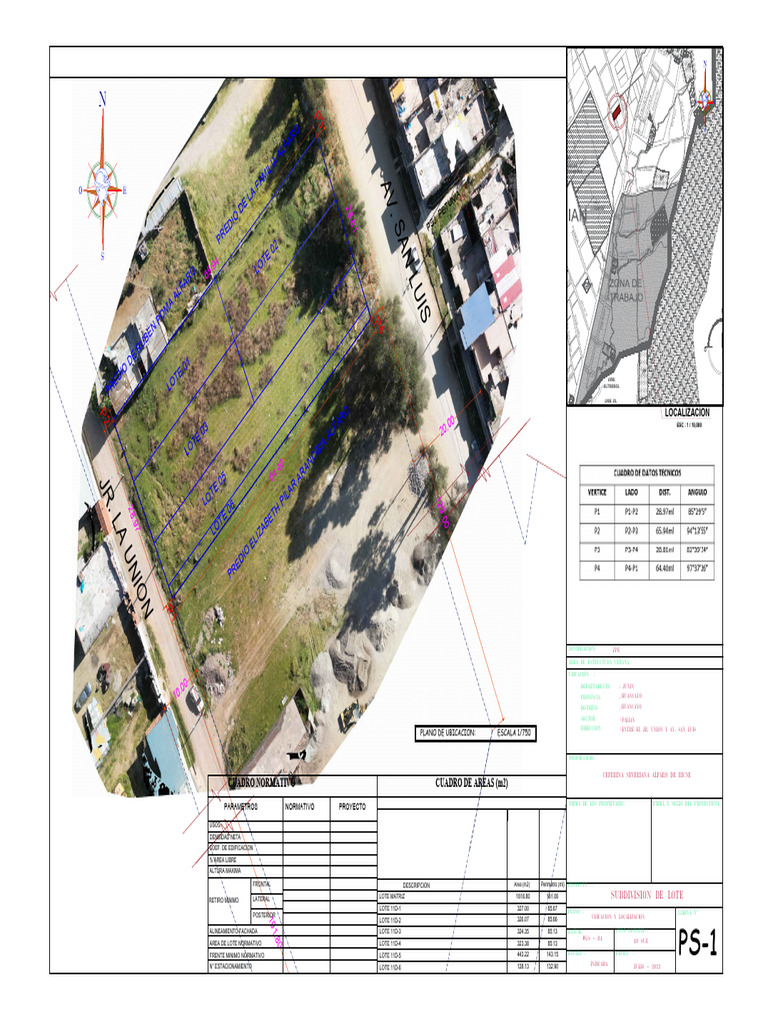 Plano Unión Fotogrametria | PDF