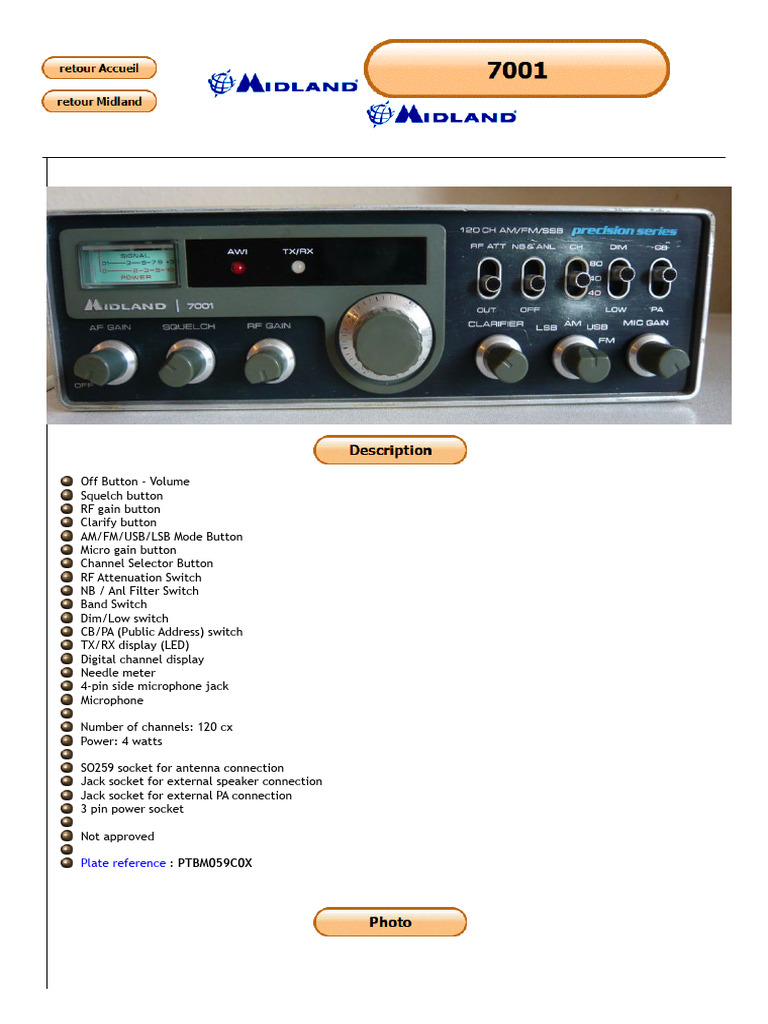 CB Radio Features Guide | PDF