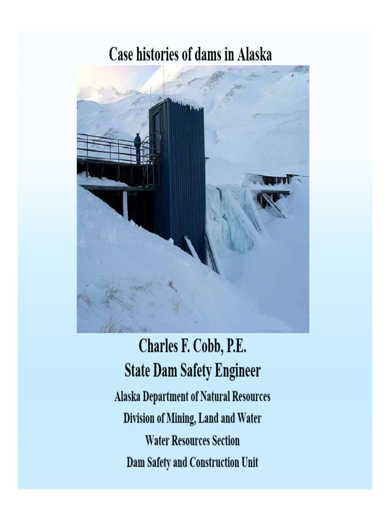 Cobb - Dams in Alaska. Part 1 (Case Slides) | PDF | Dam | Alaska