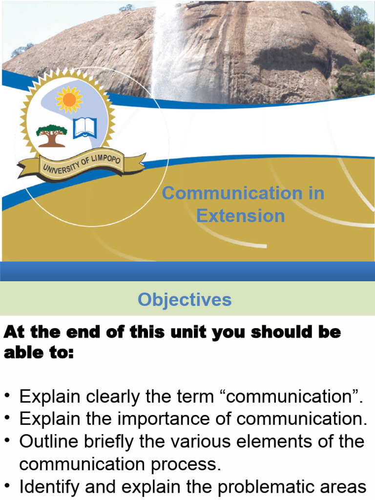 Communication in Extension | PDF | Communication | Information