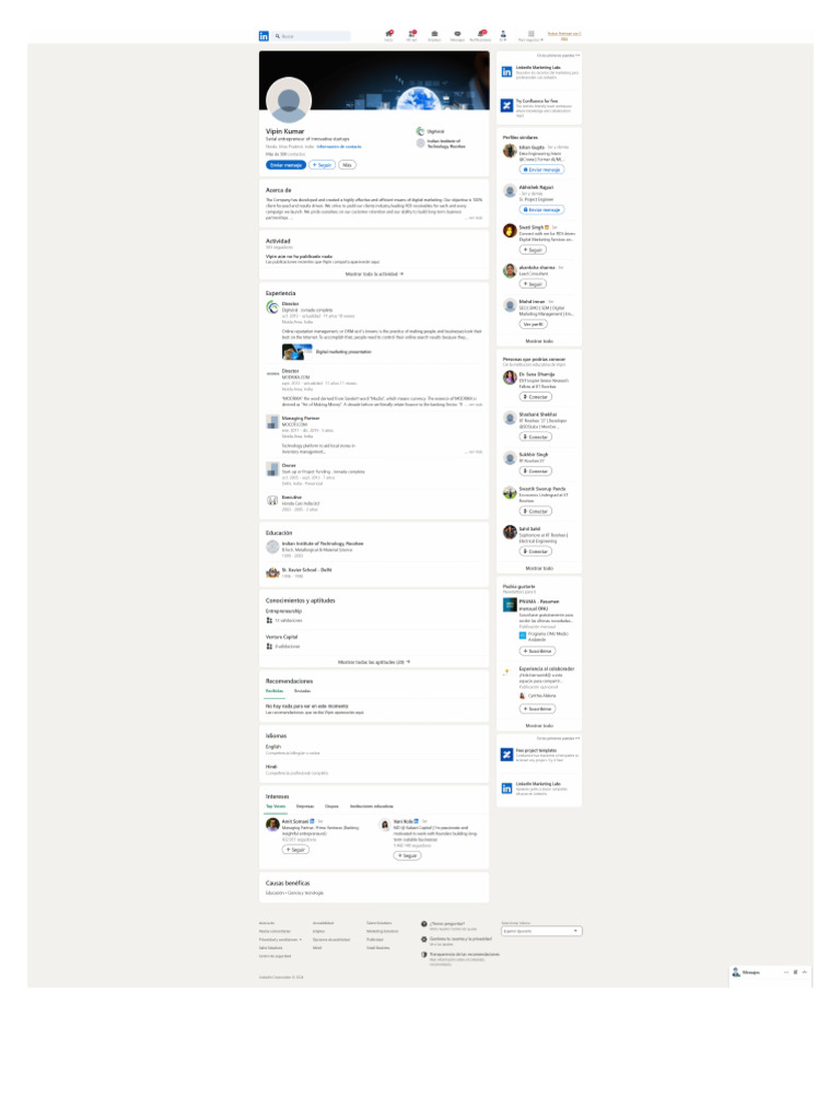 Linkedin Vipin Kumar | PDF Linkedin Vipin Kumar | PDF