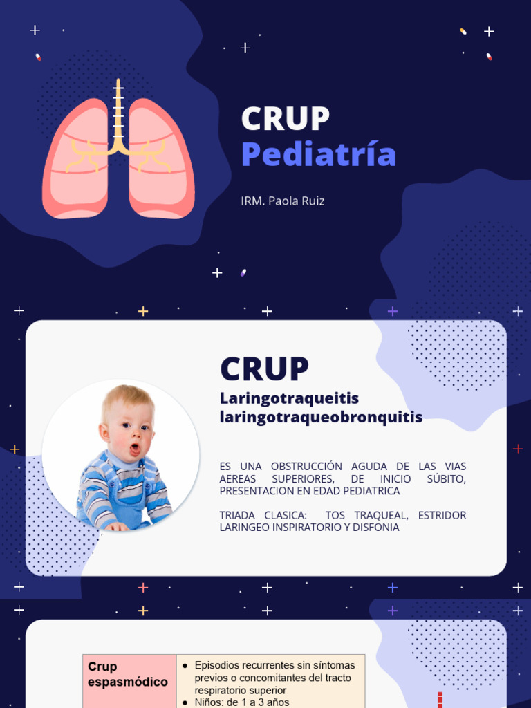 CRUP | PDF | Especialidades Medicas | Enfermedades y trastornos