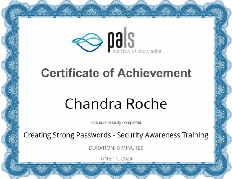 CourseCompletionCertificate - Creating Strong Passwords - Security ...