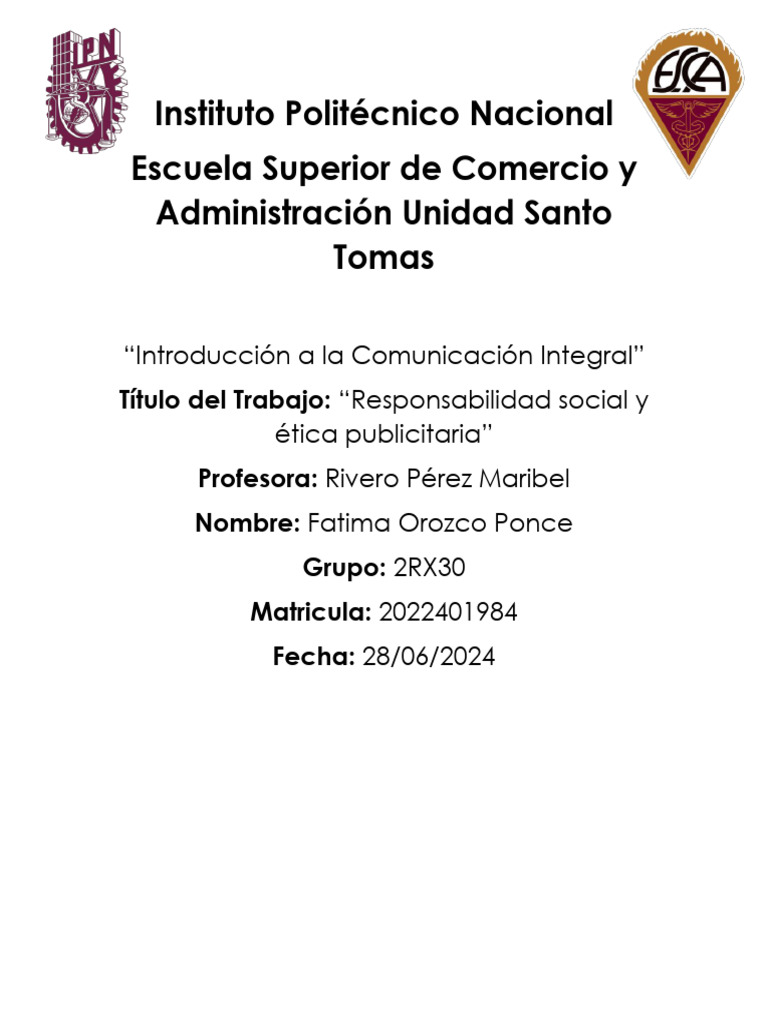 Introducción A La Comunicación Integral | PDF | Publicidad | Marketing